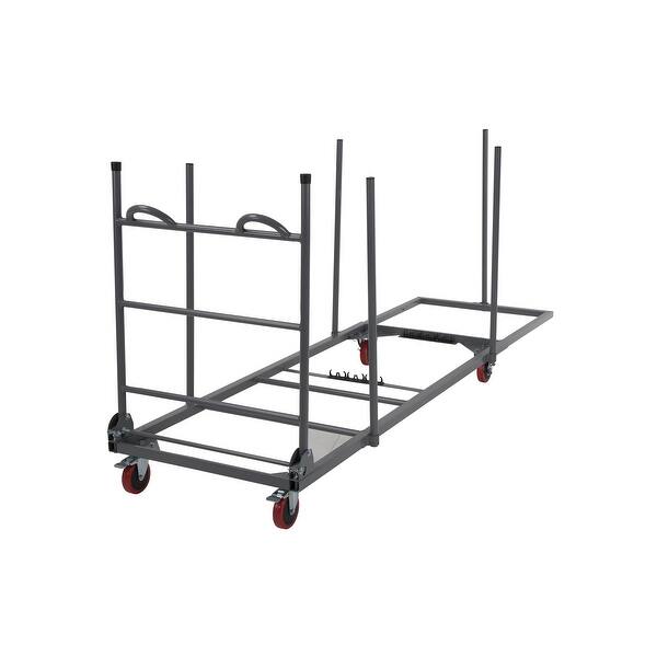 ZOWN Commercial Rectangular Folding Table Trolley Cart - Bed Bath ...