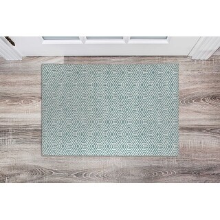 ELIZABETH TEAL Doormat By Kavka Designs - Bed Bath & Beyond - 33584928