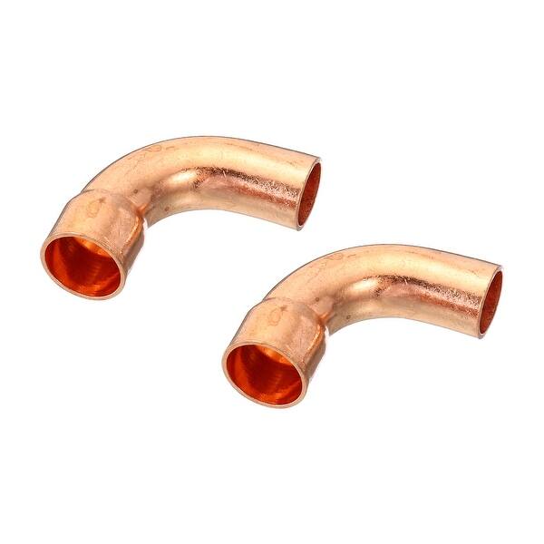 2x 1/2" Elbow Copper Pipe Fitting 90 degree Solder Plumbing Connector ...