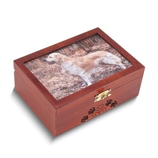 Curata Pet Carved 4x6 Photo Wooden Keepsake Box - Bed Bath & Beyond ...