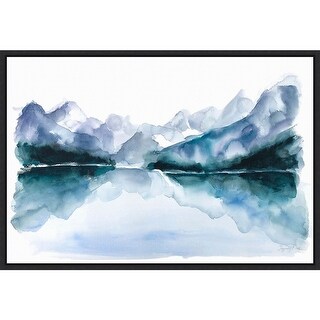 Resolute Mountains by Tiffany Blaise (23 x 16 in.), Framed Canvas Wall ...