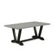 Modern 9-Piece Dining Set - Wood Table & 8 Upholstered Chairs - Kitchen ...