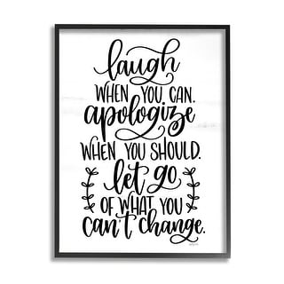 Stupell Inspirational Life Quote Script Calligraphy Birch Pattern ...