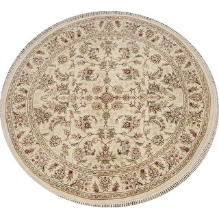 Wool/ Silk Floral Chinese Tabriz Oriental Area Rug Handmade Carpet - 5 ...