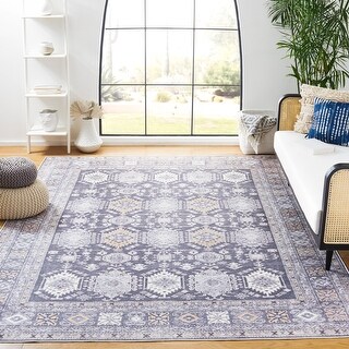 SAFAVIEH Serapi Machine Washable Veselinka Shabby Chic Distressed Rug ...