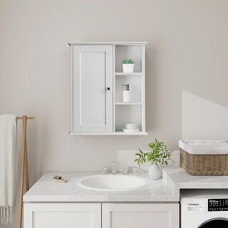 Bathroom Versatile Wall Mounted Storage Organizer with Open Shelves ...