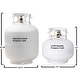 Flame King 11LB Propane Tank Cylinder Squatty with Type 1 OPD Valve ...