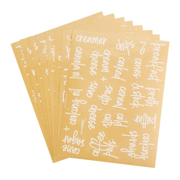 158 PCS Clear Preprint Pantry Label Sticker for Fridge Storage Kitchen ...