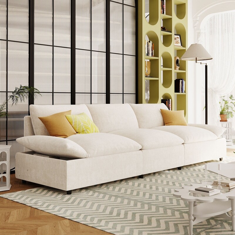 Long modern couch store