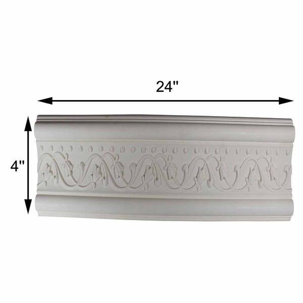 Cornice White Urethane Sample of 11600 24" Long | Renovator's Supply ...