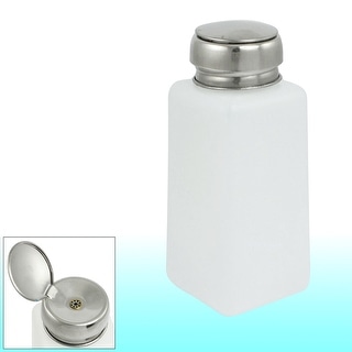 Metal Cap Liquid Container Alcohol Bottle 250ml White Hhfnp - Bed Bath ...