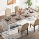 Dining Table for 6-8 Person, 78 inch Long Rectangular Kitchen Dining ...