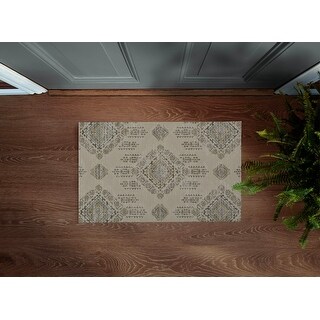 ZEN TAN with Rubberized non-slip Backing Indoor|Outdoor Mat By Kavka ...
