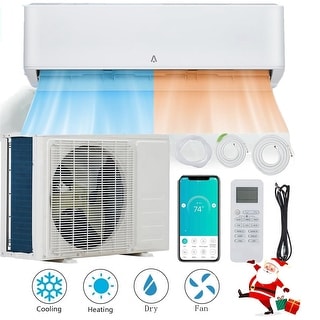 24000 BTU Mini Split AC/Heating System, 23 SEER, up to 1500 Sq. Ft ...