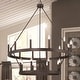 The Gray Barn Highclere Farmhouse 20-light Wagon Wheel Chandelier - 40 ...