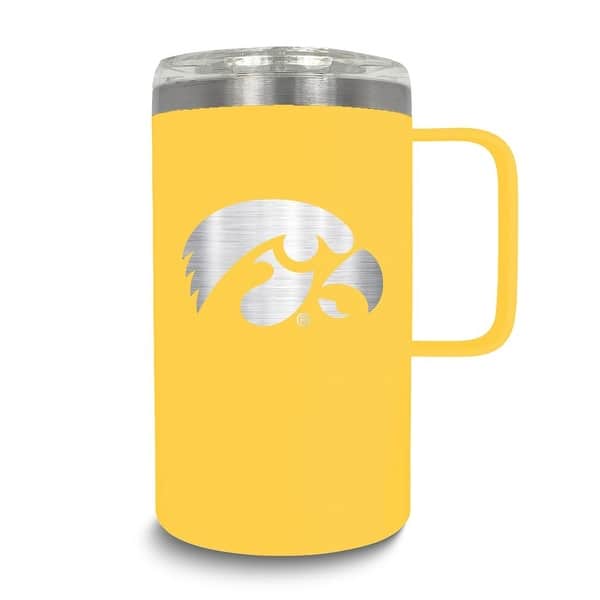 Collegiate University of Iowa Stainless Steel 18 Oz. Hustle Mug with ...