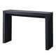 Roomfitters Modern Black Console Table with Ribbed Design, 47" Narrow ...