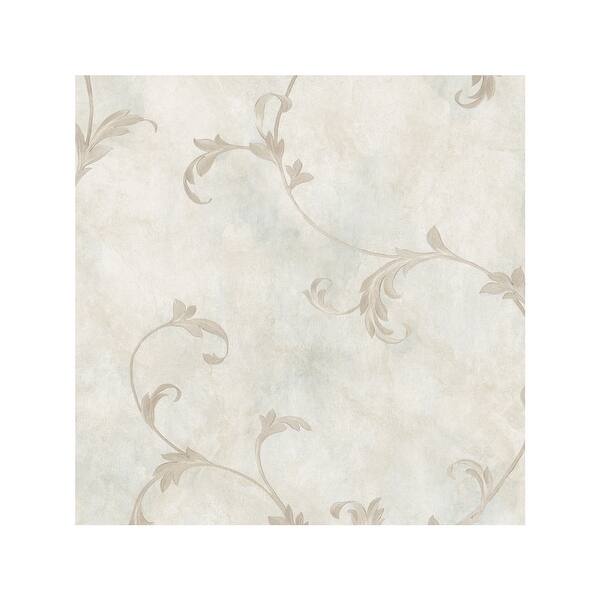 Chesapeake Gracie Blue Scroll Wallpaper - 20.5in x 396in x 0.025in ...