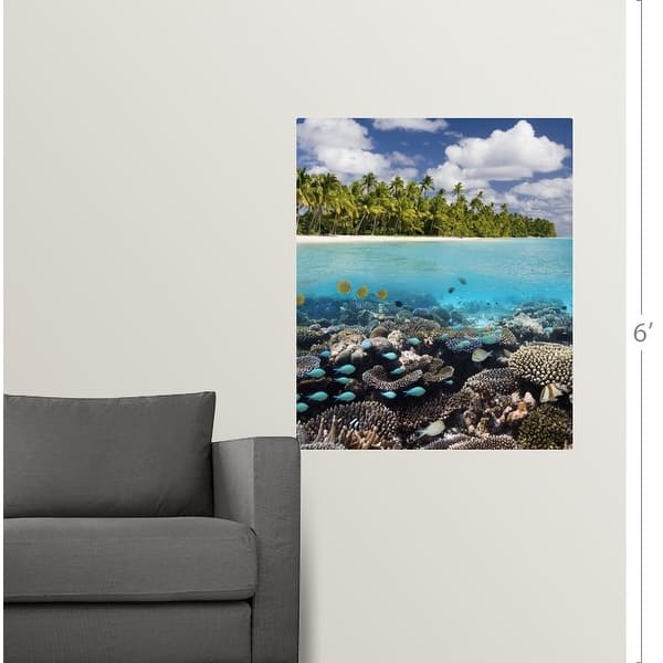 "Tropical Lagoon in South Ari Atoll in the Maldives in the Indian Ocean ...