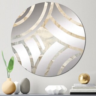 Designart "Minimalism Geige Glacier Harmony I" - Modern Abstract Shapes ...