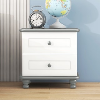 Modern Cute Bedside Table Line Stitching Bedside Cabinet Round Shield ...