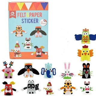 Felt Paper Cup Sticker DIY Craft Kits Paper Art Training Early ...