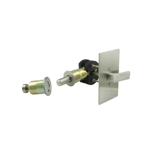 INOX Privacy Latch for Sliding Barn Door with TT15 ADA Lever, - Bed ...