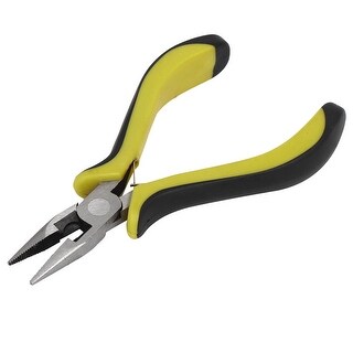 130mm Length Nonslip Handle Needle Nose Plier Wire Cutter Hand Tool ...