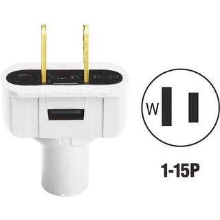 Leviton Wht Cord Plug C22-48643-00W Unit: CARD - Bed Bath & Beyond ...