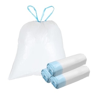 160 Count Trash Bags with Drawstring, 5.2 Gallon 20" Garbage Bags ...