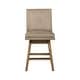 Tallenger Upholstered Swivel Stool (Set of 2) - Bed Bath & Beyond ...