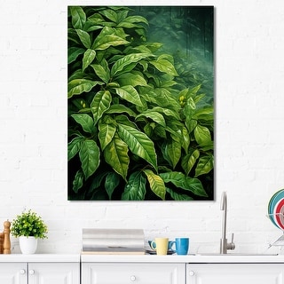 Designart "Tea Leaves Tale II" Coffee & Tea Wall Art - Bed Bath ...