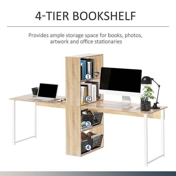 computer desk shelf unit