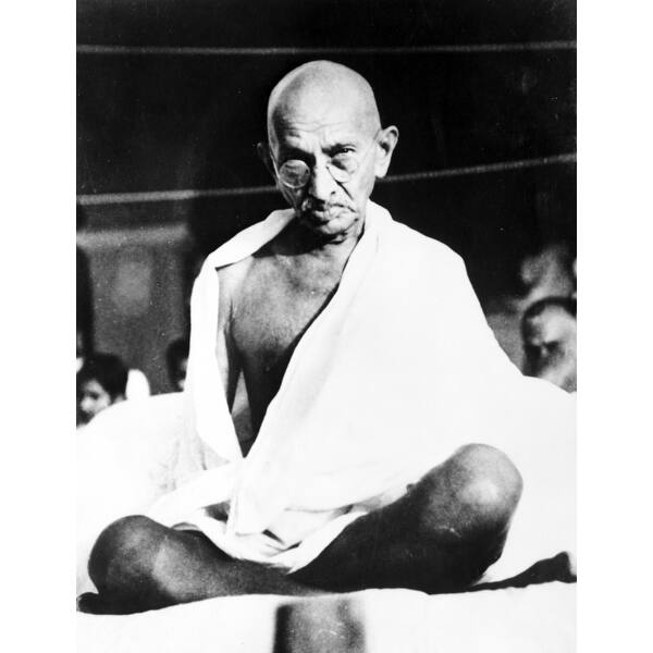 A Portrait Of Mahatma Ghandi Photo Print - Bed Bath & Beyond - 25396567
