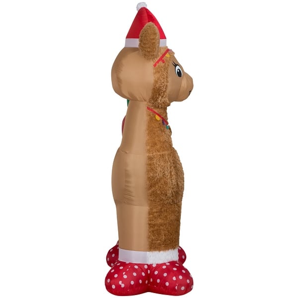 Gemmy Christmas Airblown Inflatable Mixed Media Luxe, 7 ft Tall, Multi ...