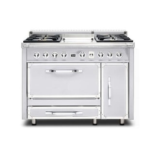 Viking TVDR4804G 48 Inch Wide 6.2 Cu. Ft. Free Standing Dual Fuel Range ...