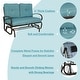 Kozyard Cozy Two Rocking Love Seats Glider Swing Bench/Rocker - Bed ...