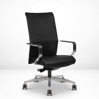 Via Seating Proform Office Chair, Ergonomic, Diamond Hand-Stitched ...