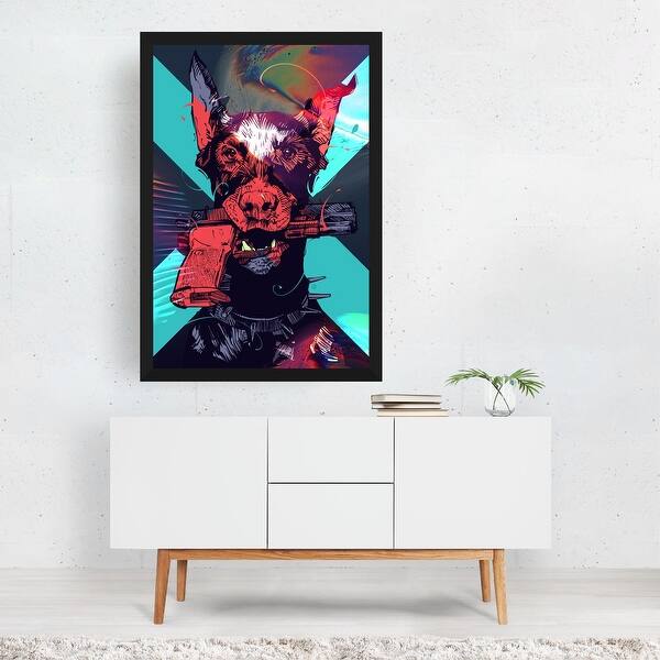 Dobergun Illustrations Animals Dog Guns TV Movies Art Print/Poster ...