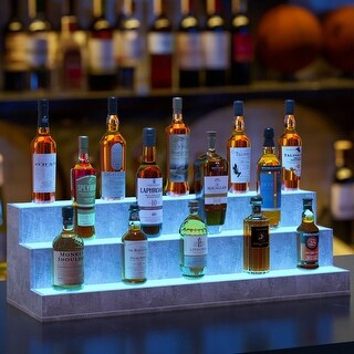 LED 2/3 Step Bottle Display App & Remote Control 16 Colors Timing ...