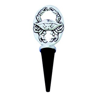 Maryland Crab Bottle Stopper Pewter 5 Inch Shaped Sealife Crustacean ...