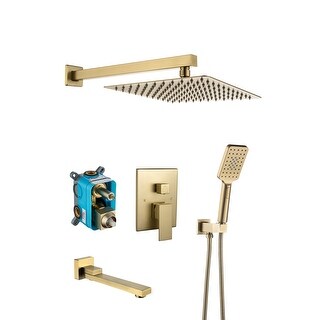 Shower Fixtures with Rough-in Pressure Balanced Valve and Embedded Box ...