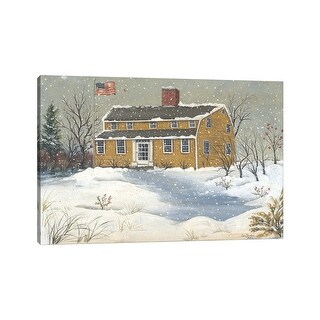 iCanvas "Burnham Tavern In Winter" by Pam Britton Canvas Print - Bed ...