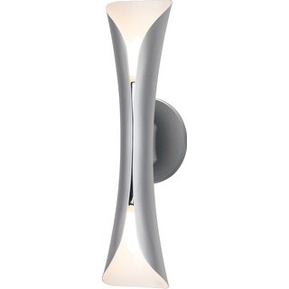 PageOne Lighting Renzo 1.10 pound Brushed Aluminum LED Wall Sconce ...