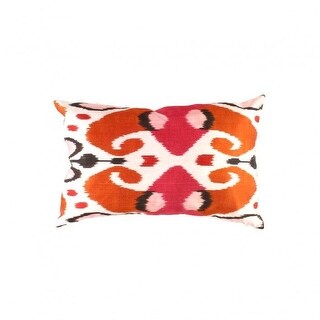 Canvello Turkish Red And White Throw Pillows - 16" X 24" - Bed Bath ...