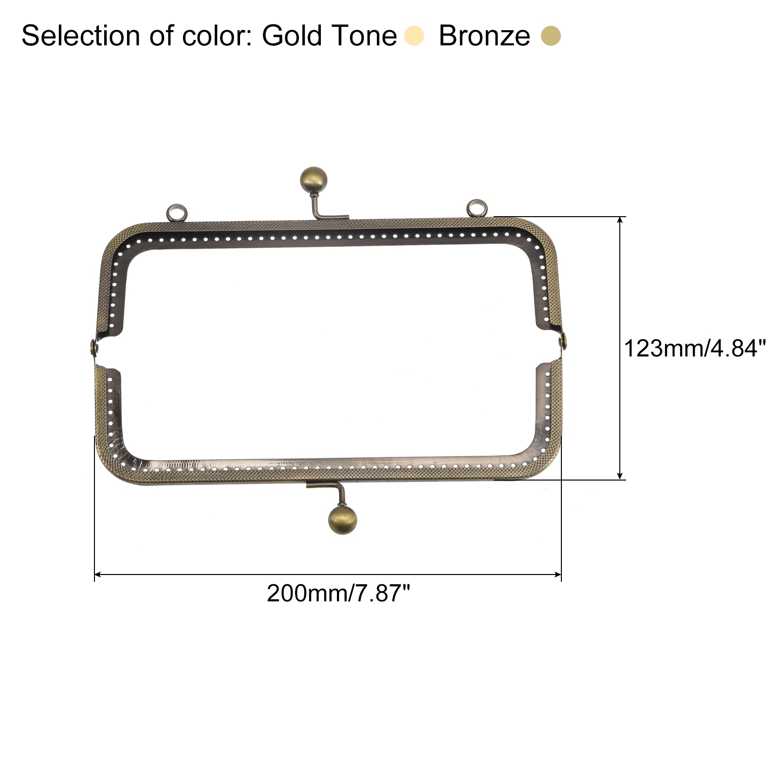 Metal Purse Frames, 7.9 Metal Purse Frames, 7.9