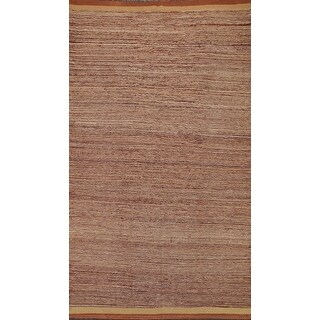 Multi-Color Striped Kilim Modern Area Rug Hand-woven Wool Carpet - 6'5 ...