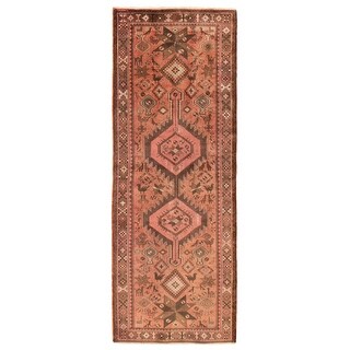 ECARPETGALLERY Hand-knotted Andelz Copper Wool Rug - 3'5 x 9'4 - Bed ...