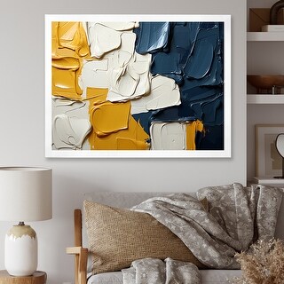 Designart "Remembering Ukraine Abstract Painting I" Abstract Painting ...