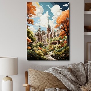 Designart "College University Buildings University I" College ...